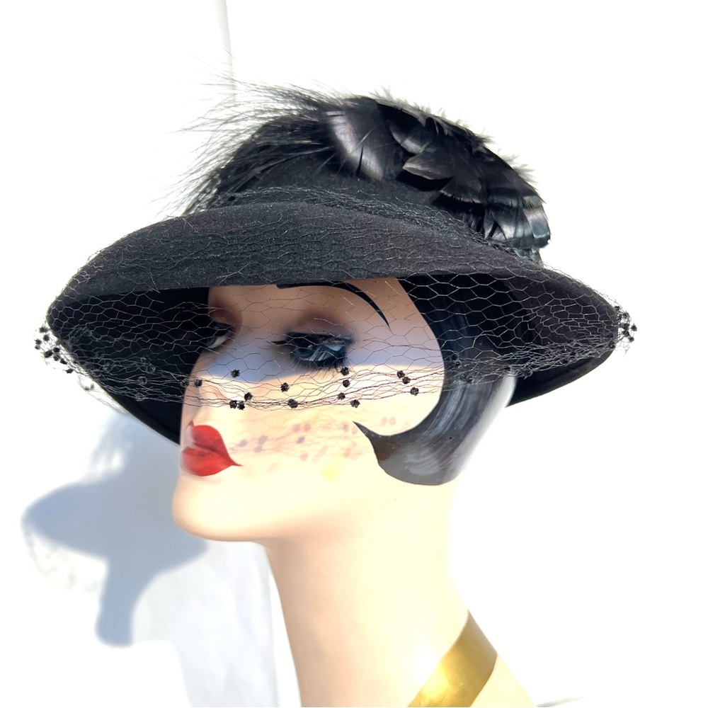 Vintage Berta Osterling Malmo 40s 50s Hat - Gem